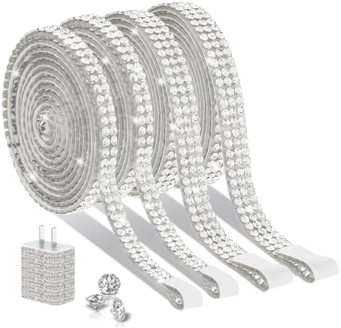 3 Rollen Selbstklebende Kristall Strass Diamant Band, 3 Yards ...