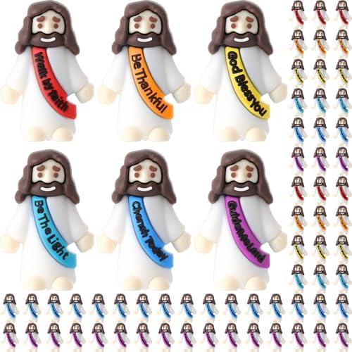 Amazon.com: 100 Pcs Little Jesus Figures Mini Jesus Figurines in Bulk ...