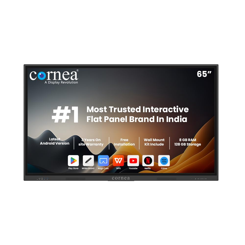 Cornea 65 Inches 4K UHD Touch Screen LED TV UltraTouch Display ...