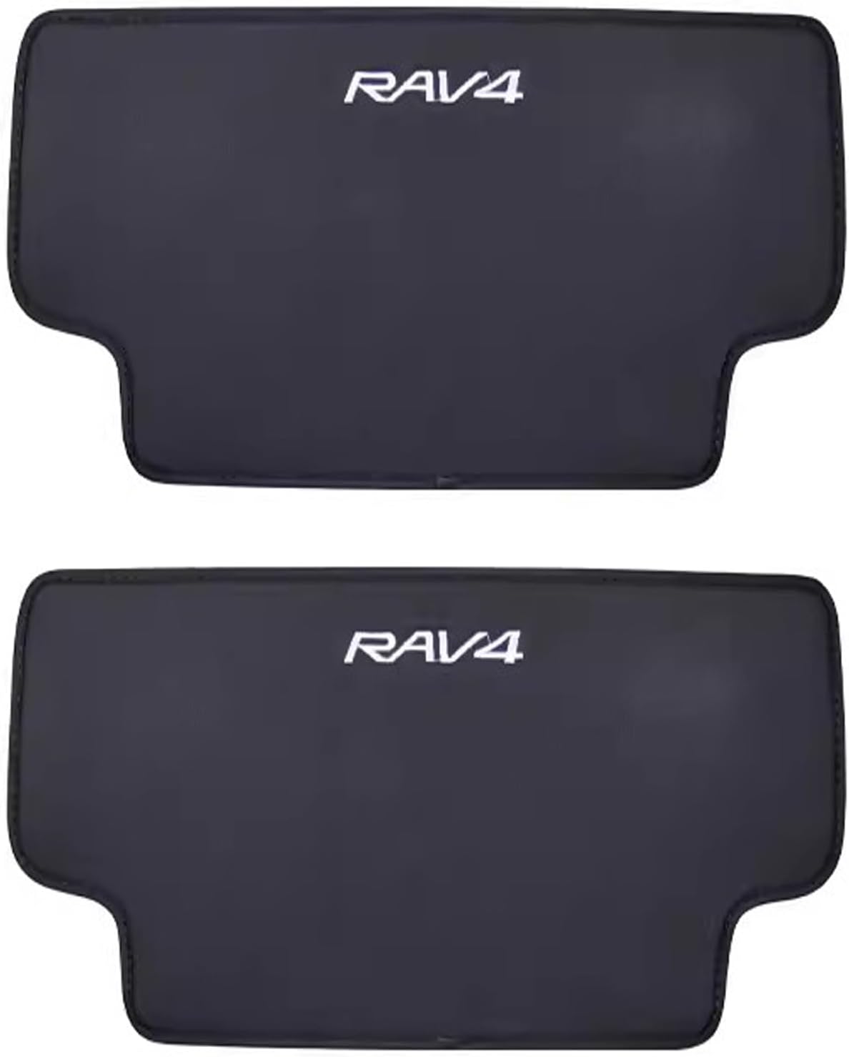 Amazon | LEXLEYS トヨタ 新型RAV4 XA50系 専用設計 キックガード シート バック マット キックガード レザー 後部座席シートバックプロテクター 内装 汚れ防止 刺繍 ...
