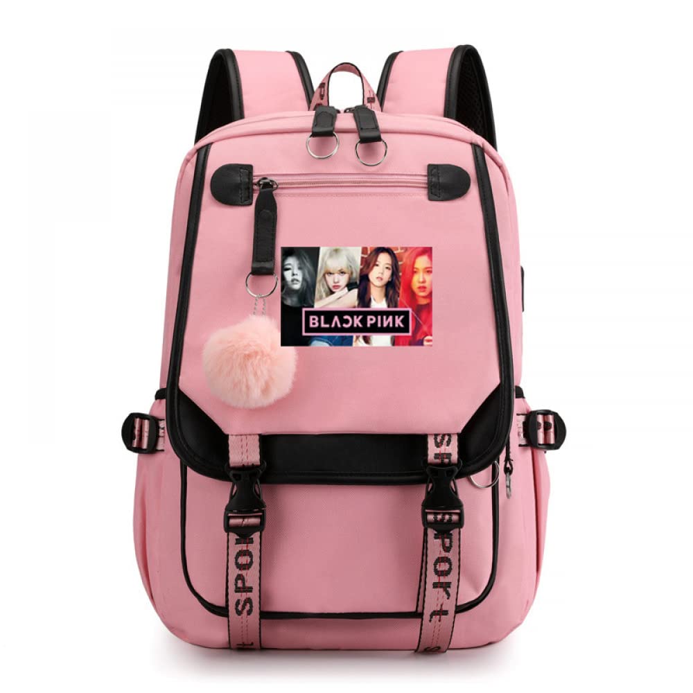 Buy Goodern Blackpink Backpacks Large Capacity Backpack with USB ...
