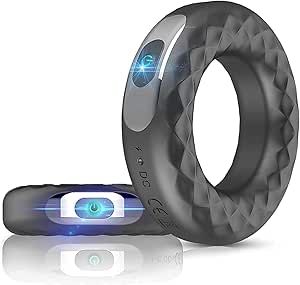 Amazon.com: Vibrating Cock Ring Bullets Penis Rings, 9 Vibration Modes ...