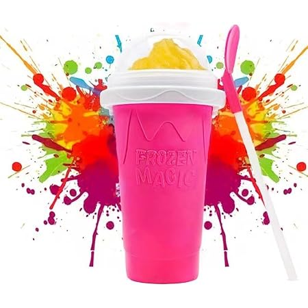 Amazon.com: Slushy Maker Cup -TikTok Frozen Magic Quick Smoothie Cup ...