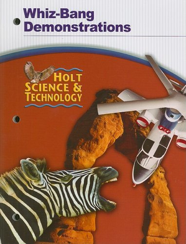 Holt Science & Technology Whiz-Bang Demonstrations: 9780030351822 ...