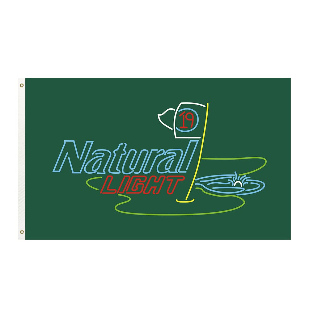 Natural Light Beer Flag Let There Be Natty Light Sticker