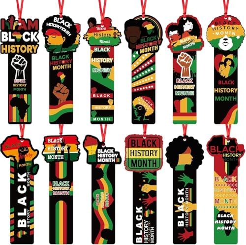 Amazon.com: 120 Pcs Black History Month Bookmarks Bulk Black History ...