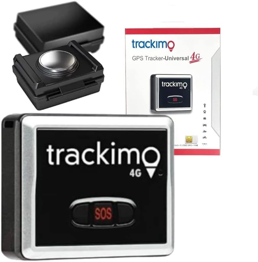 Amazon.co.jp: 国内正規品 Trackimo(トラッキモ) GPSトラッカー4Gモデル TRKM010W GPS 発信機 発信器 ...