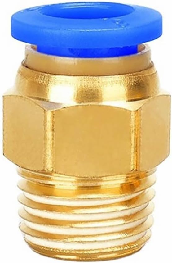 Temhyu PC Pneumatic Air Connector Fitting 10mm 12mm 14mm 16 Thread M5 3 ...