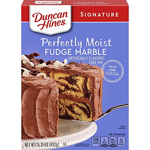 Duncan Hines Signature Cake Mix, Blue Velvet, 15.25 Ounce (Pack of 12 ...