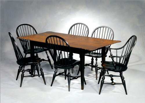 Amazon.com : Chatham 9083 Antique Reproductions Porringer Dining Table ...