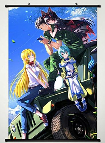 Amazon.com: Wall Scroll Poster Fabric Painting For Anime Gate Thus the ...