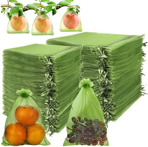 Amazon.com: 50Pcs Fruit Protection Bags, Garden Netting Eco-Bags, 4''×6 ...