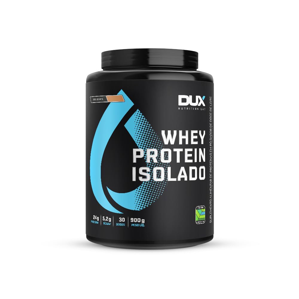 DUX NUTRITION Whey Protein Isolado Doce de Leite - 900g | Amazon.com.br