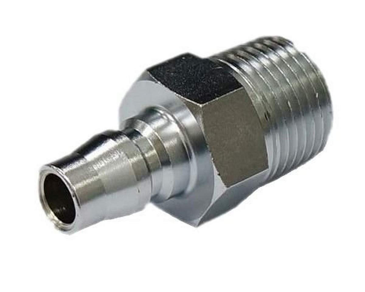 Nitto Kohki Hi Cupla 40PM Quick Connect Pneumatic Coupler Plug, 1/2" Size, Male, BSPT Thread ...