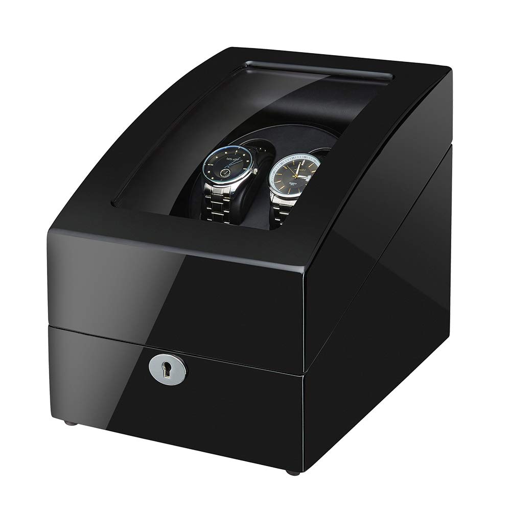 Buy Automatic Double Watch Winder - 2 Watch Winder with 3 Storage Case ...