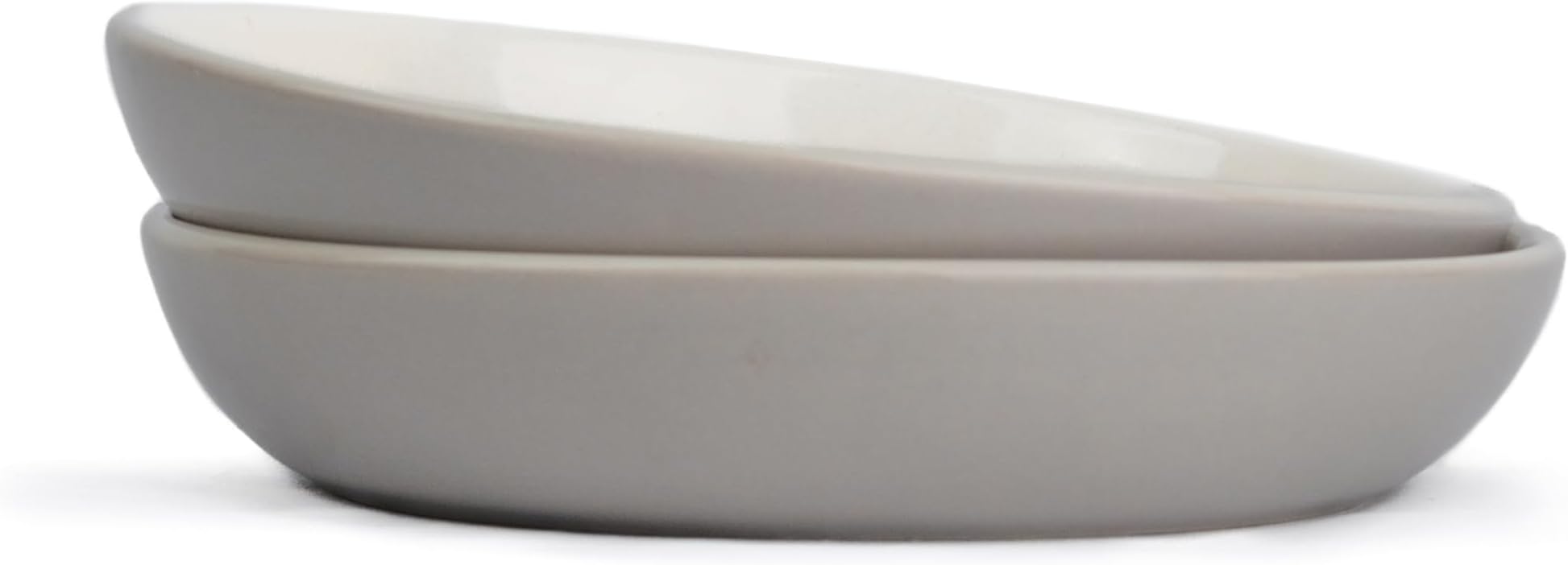 Shay Ceramic Pasta Bowl Set, 22Cm, 2 Pc S, Black Outside|Glossy Finish ...