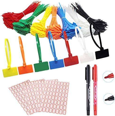 175pcs Cable Labels Nylon Cable Ties Zip Ties Marker Ties, Self-Locking ...