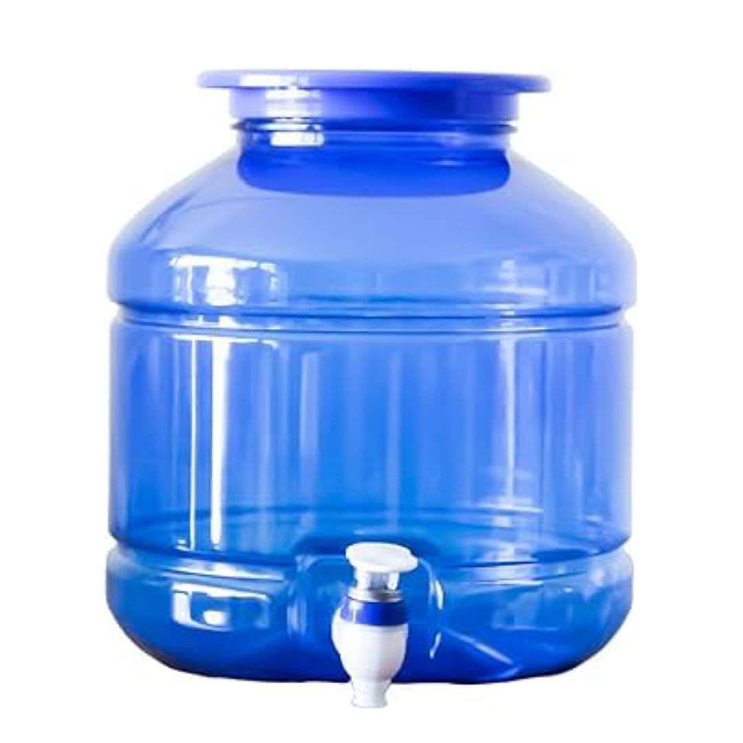 SANJU 10L Plastic Water Dispenser for 20 Litre Bottle Jar with Tap Pack ...