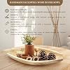 Amazon.com: Decorative Wooden dough bowls for home decor, Hand carved ...