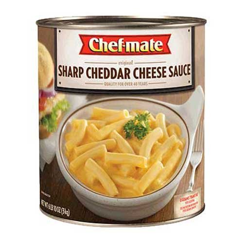Amazon.com : Chef Mate Sharp Cheddar Sauce 6 Case 96 Ounce : Gourmet ...