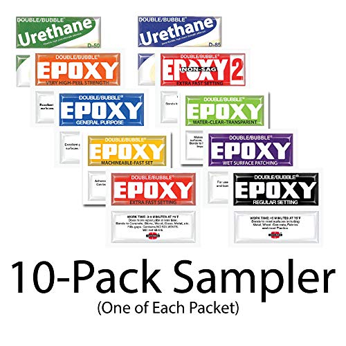 Hardman Double Bubble Epoxy & Urethane - Variety Packs/Multi Packs (10 ...