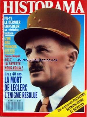 HISTORAMA [No 46] du 01/12/1987 - SOMMAIRE - CINEMA - LES AVATARS DU ...