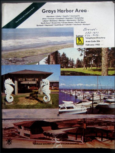 1982 Grays Harbor Area, Washington Telephone Book Area Code 206: Lomar ...