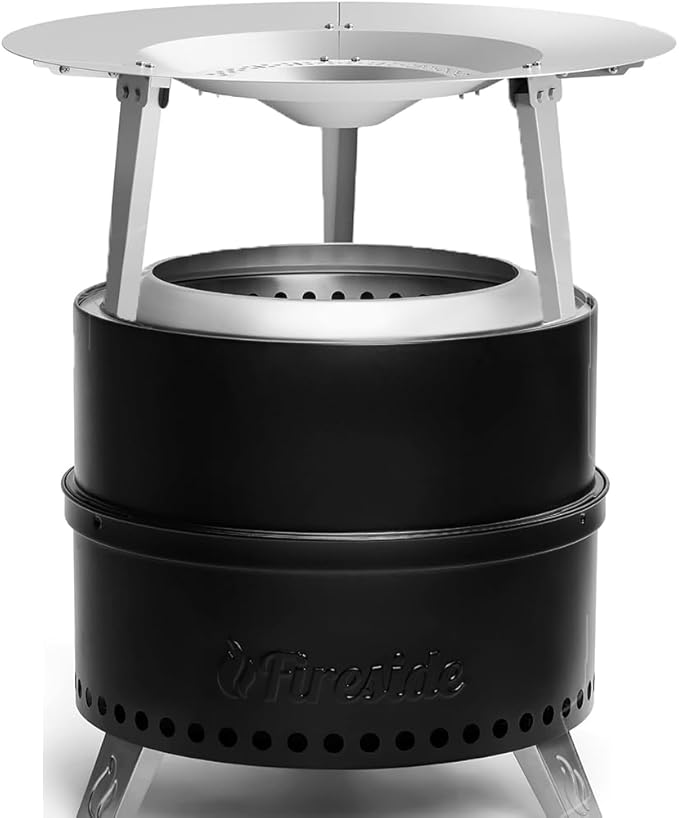 Amazon.com : TURBRO 19 Inch Smokeless Fire Pit for Outdoor Wood Burning ...