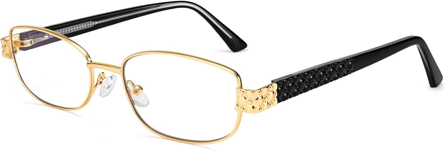 Amazon.com: Dollger Rectangle Blue Light Blocking Glasses for Woman Men ...