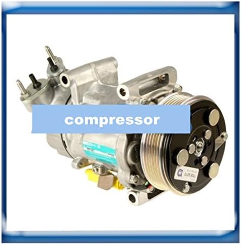 GOWE compresor para Sanden 6 V12 Compresor para Citroën C3/Peugeot 206 ...