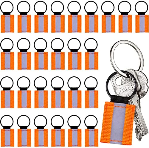 Amazon.com: Hicarer 12 Pieces Reflective Zipper Pulls Nylon Keychain ...
