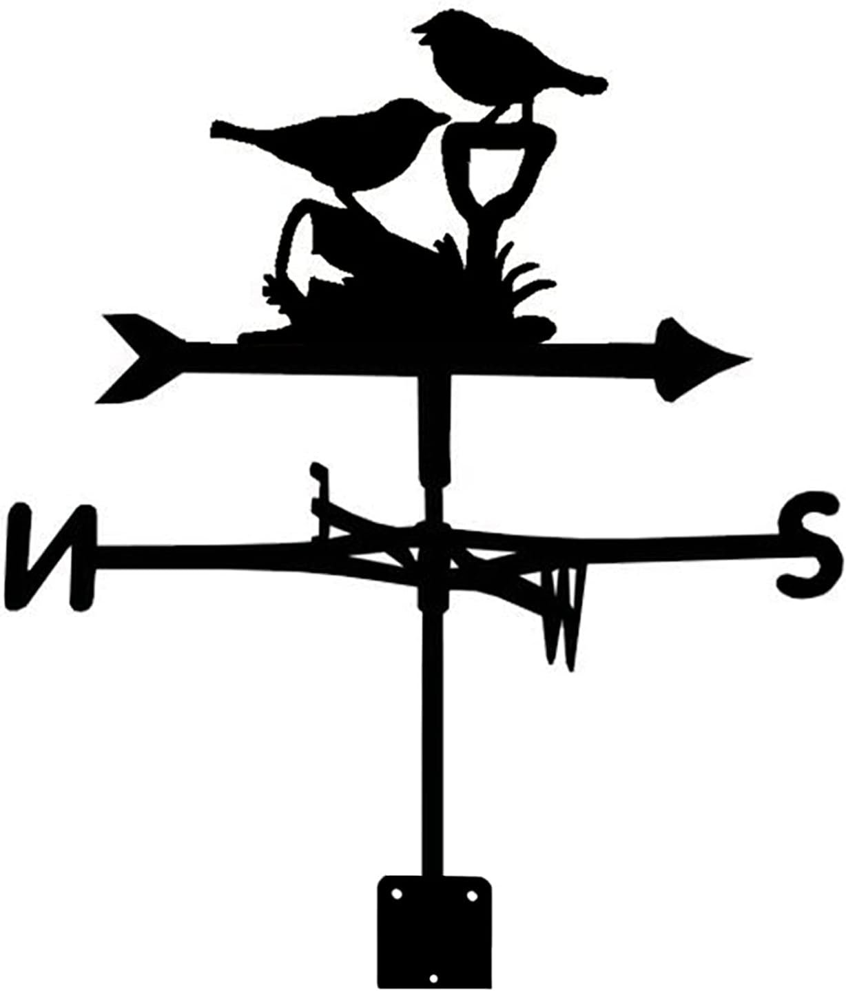 Amazon.com: Wind vanes, Outdoor Garden Weathervane with Roof Mount ...