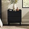 Amazon.com: Walker Edison Mid-Century Modern Solid Wood 2-Drawer ...