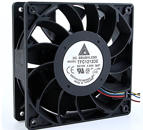 Amazon.com: TFC1212DE Fan TFC1212DE 12V 3.9A 12038 Double Ball Strong ...