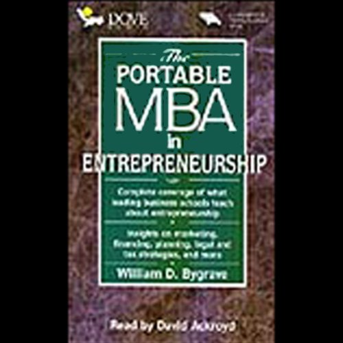 Amazon.com: The Portable M.B.A. in Entrepreneurship (Audible Audio ...