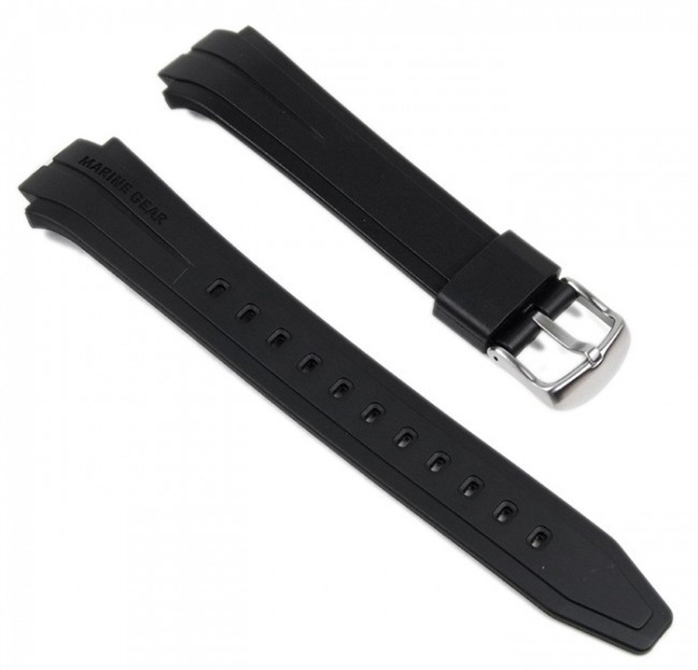 Casio Watch Strap watchband - Marine Gear - Resin Band Black MRP-700 ...