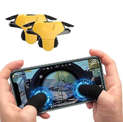 ZENOCELL Combo Yellow BGMI Trigger- Controller Battle Royale Sensitive ...