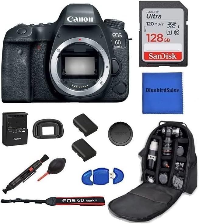 Amazon.com : Canon EOS 6D Mark II DSLR Camera Starter Bundle with ...