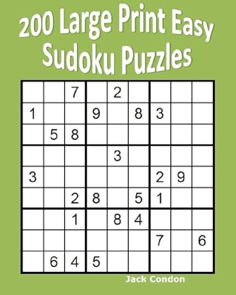 Free Large Printable Sudoku Puzzles - FREE Printables
