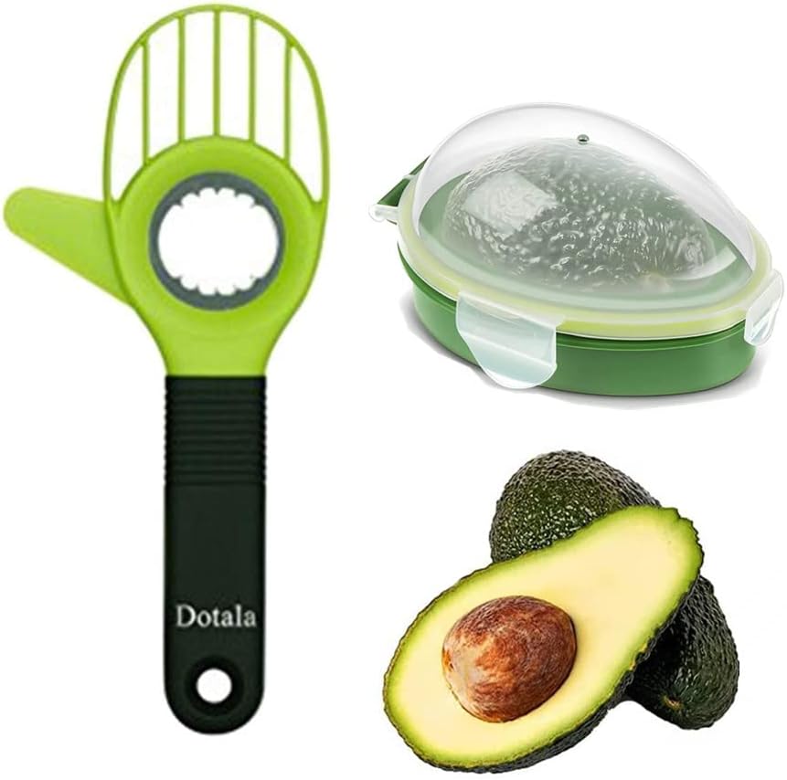 Amazon.com: Avocado Slicer Tools 3 PCS, Avocado Saver for Fridge to ...