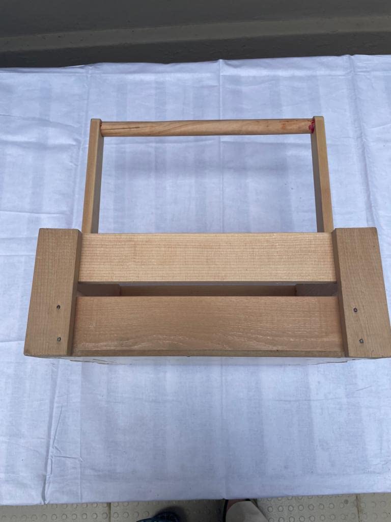 A.S Gift Decors Pinewood Wooden Tray with Handle | Wooden Box | Wooden ...