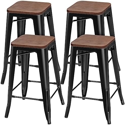Marko Furniture Metal Stacking Dining Stool Seating Kitchen Living Room ...