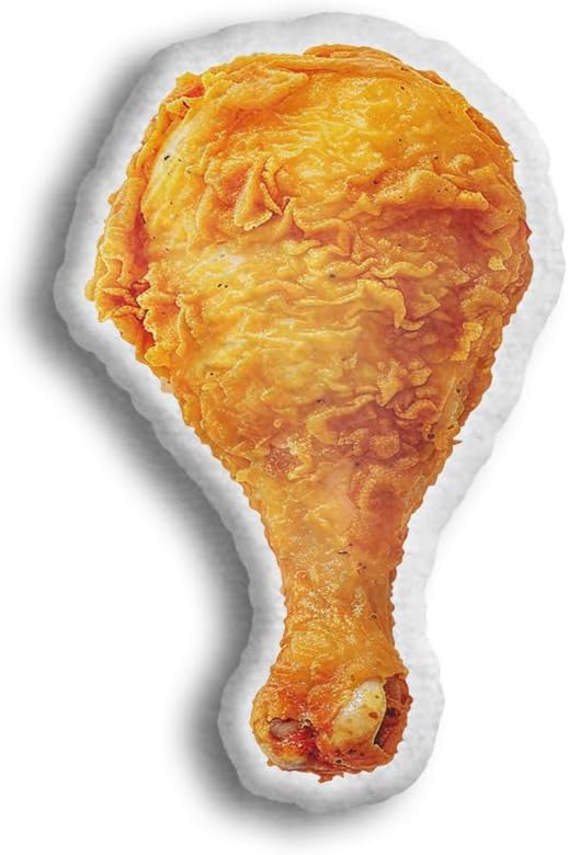 Amazon.com: HANZSPROUT Fried Chicken Shaped Plush Pillow - Chicken ...