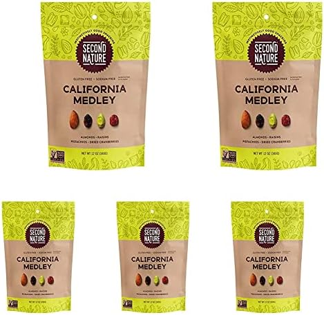 Amazon.com: Second Nature California Medley Trail Mix, 12 oz ...