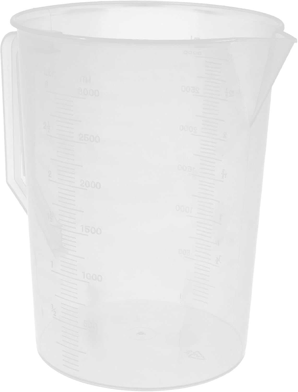 Amazon.com: Amosfun 3000ml Measuring Pitcher Plastic Measuring Cup ...