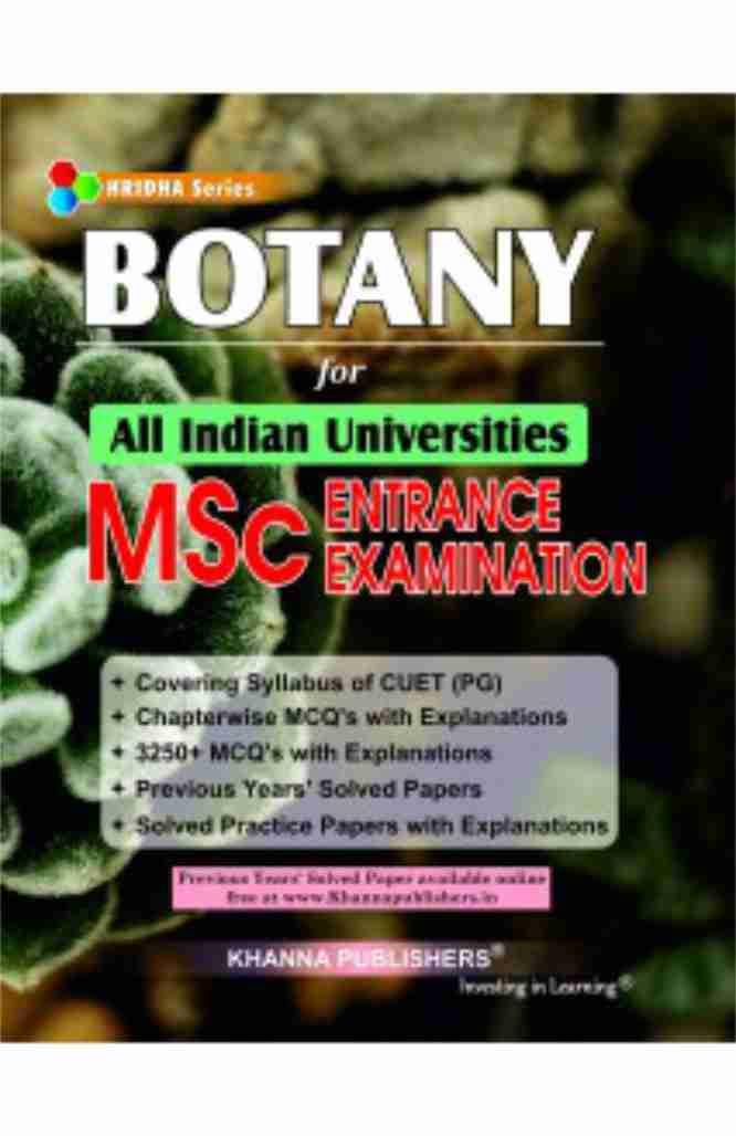 Buy M Sc..Botany Book Online at Low Prices in India | M Sc..Botany ...