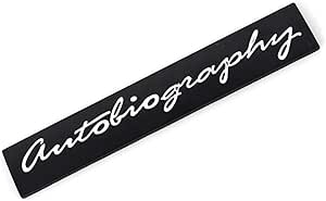XQXSTORE Autobiography Logo Car Stickers Emblem Auto Badge Decal, for ...