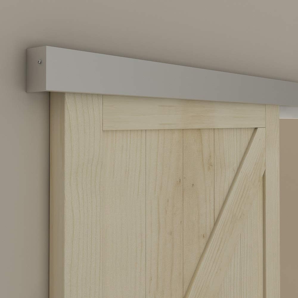Snapklik.com : 4FT Sliding Barn Door Hardware Kit, Aluminium Alloy Box ...