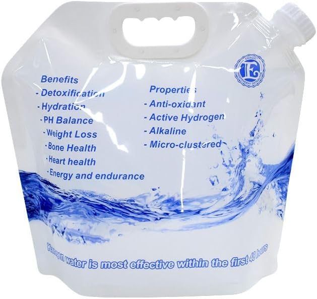 Amazon.com: Generic Sia ALKALINE WATER Bag 2pcs of 5Liters 5000ml ...