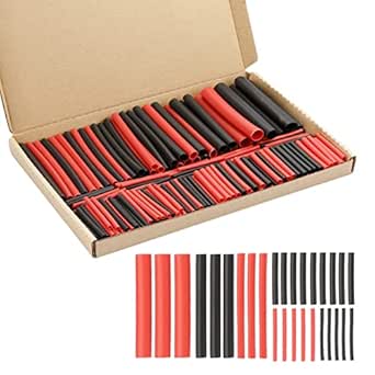 Heat Shrink Tubing, 270 Pcs 3:1 Electric Insulation Tube Kit, Shrink ...